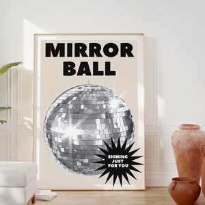 Taylor Song Set of 3 Prints, Mirrorball Poster, Midnights Album, Taylor ...