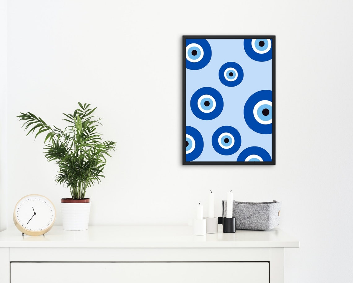 Blue Wall Collage Pack Preppy Wall Art Set of 10 Gallery - Etsy
