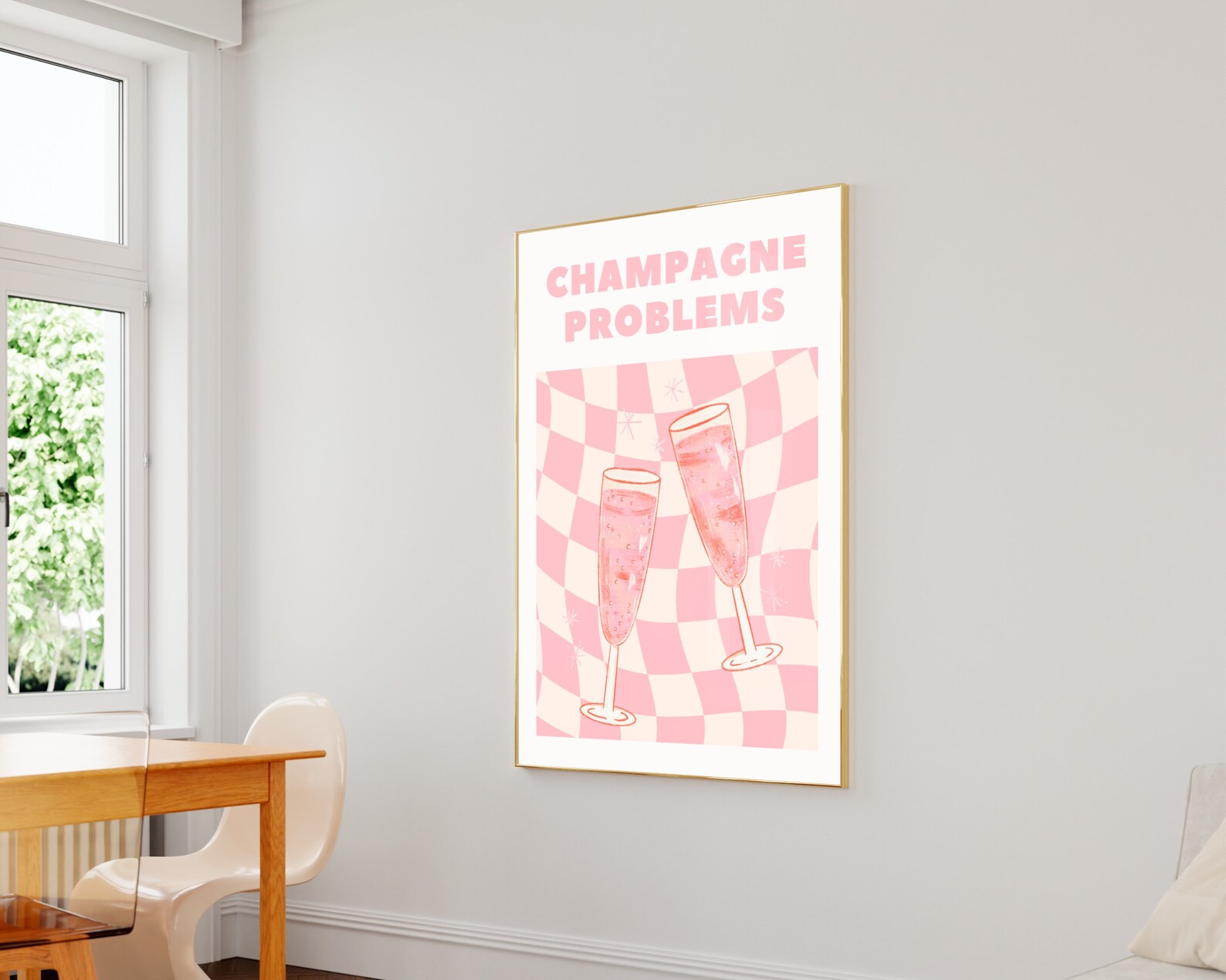 Taylor Champagne Problems Print Trendy Wall Art Aesthetic - Etsy