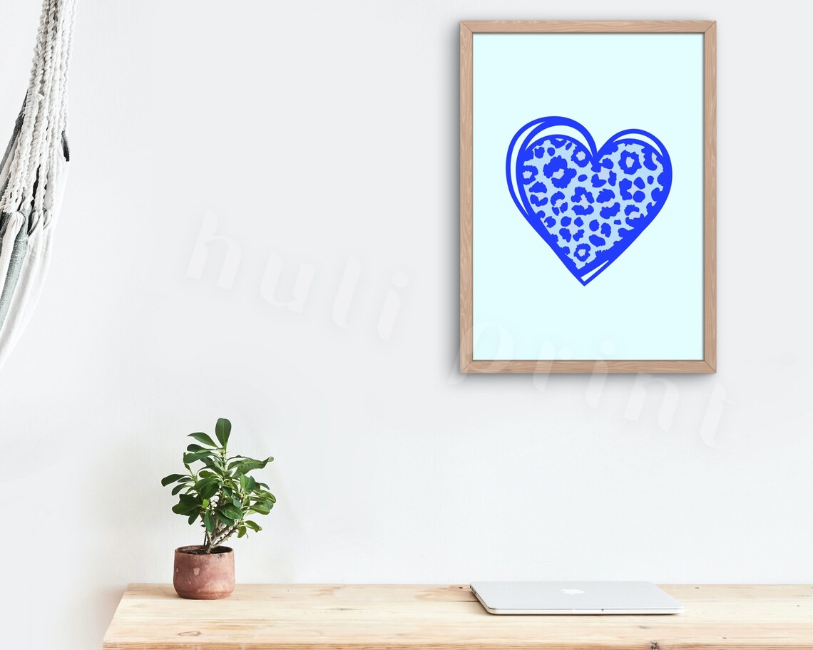 Blue Wall Collage Pack Preppy Wall Art Set of 10 Gallery - Etsy
