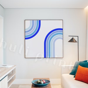Blue Preppy Wall Art Set of 9, Wall Art Pack for Dorm, Hearts Poster ...