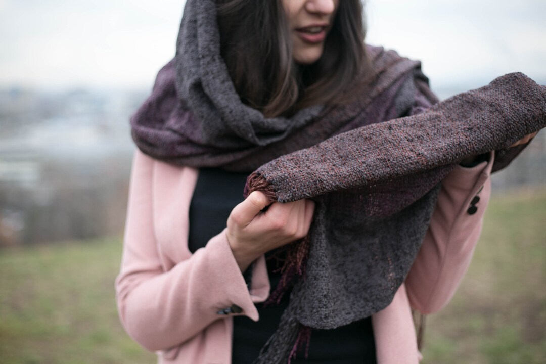 Unique Oversized Handwoven Elegant Unisex Scarf / Shawl / Wrap - Etsy