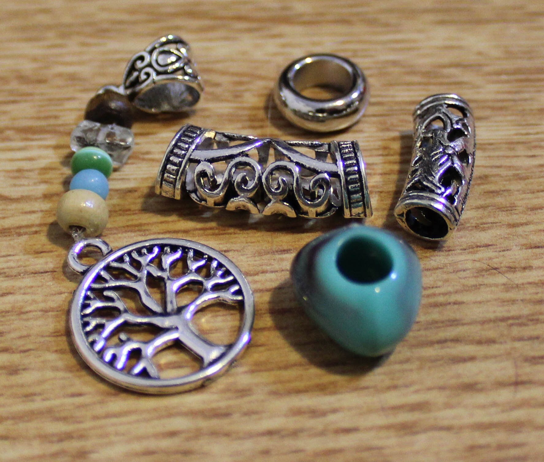 Dreadlock Beads Set of 5 Dreadlock Jewellery Hair Beads | Etsy