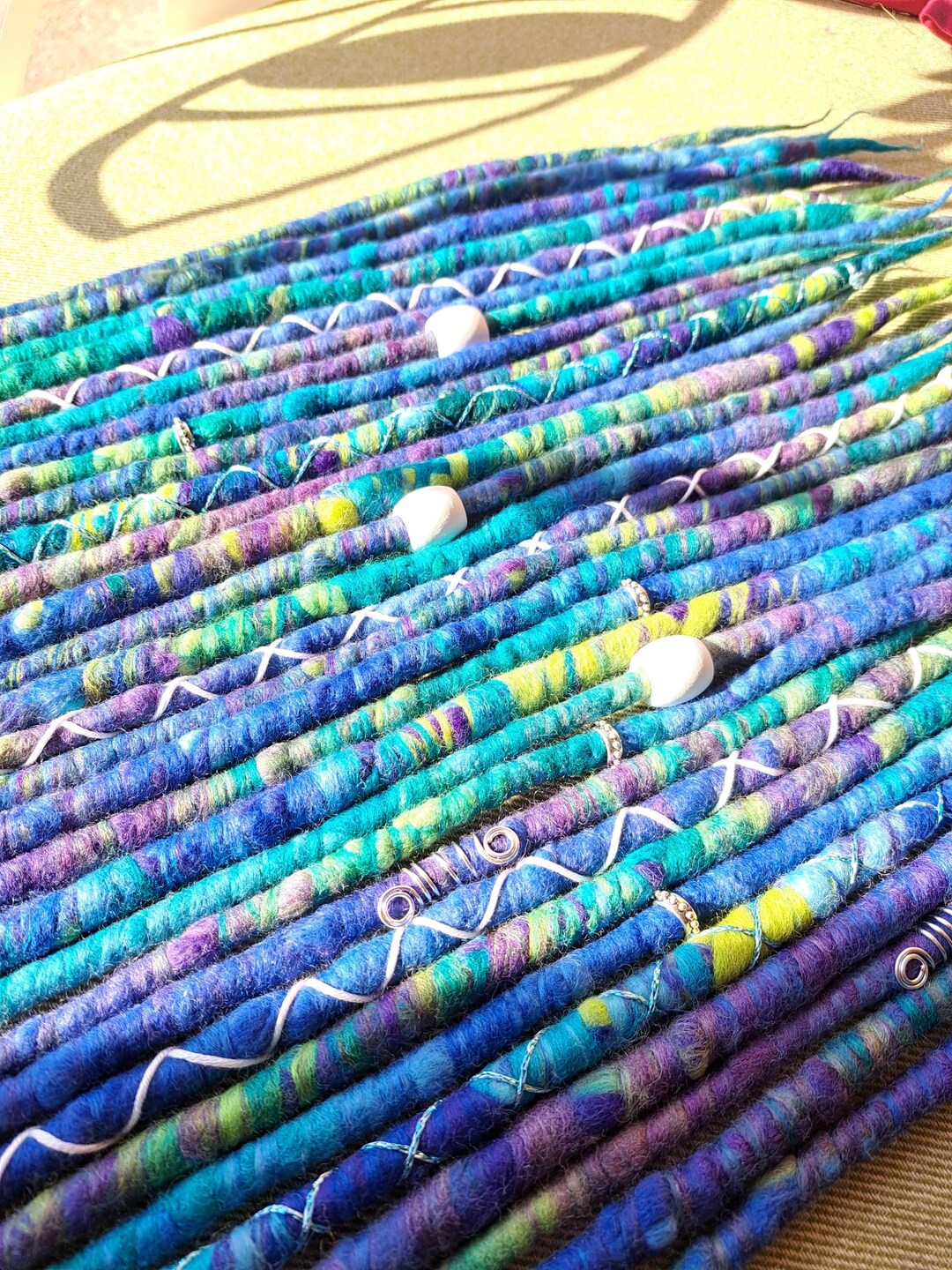 Wool Dreadlock Extensions, Ocean Vibes Dreadlocks, Made to Order ...