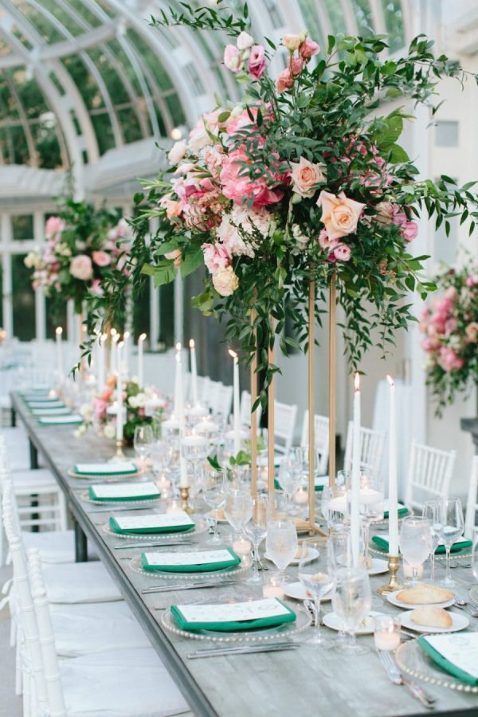 Metal Wedding Centerpiece for Tables Wedding Decor Flower - Etsy