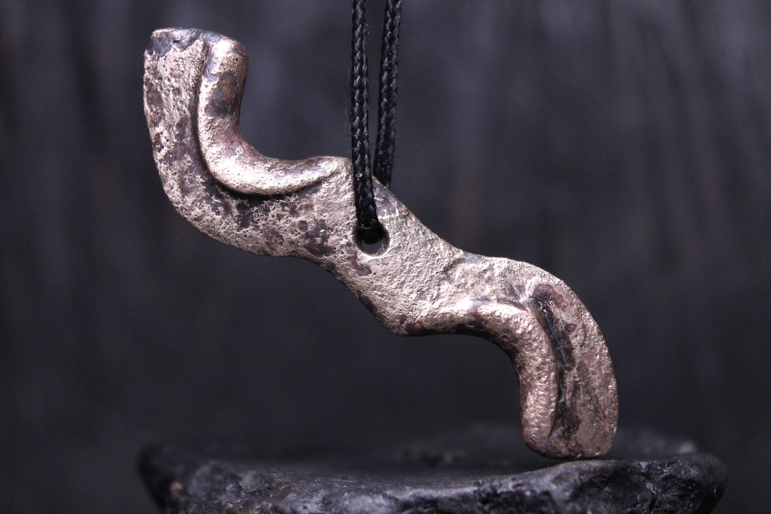 Viking Lightning Bolt Pendant, Rune Jewelry, Nordic Necklace, Viking ...