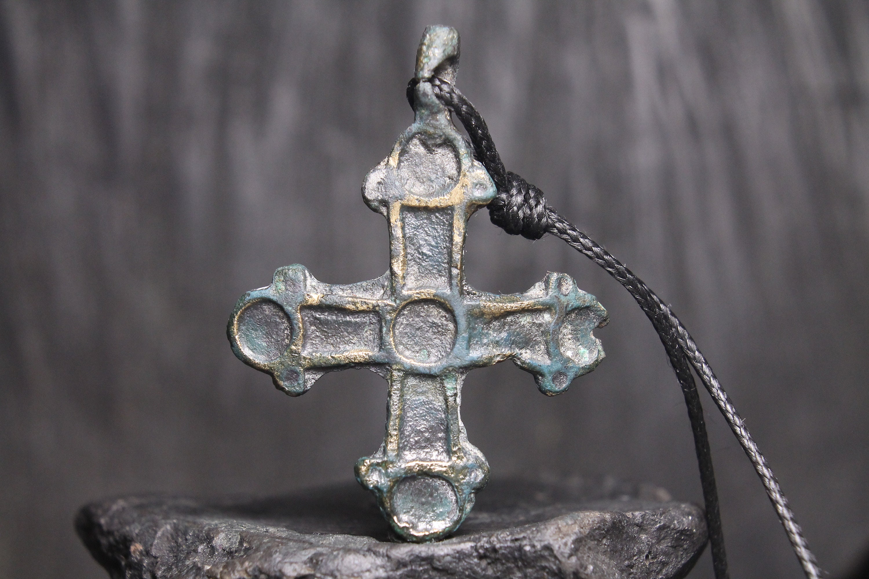 Ancient Viking Bronze Enamel Cross / Nordic Jewelry / | Etsy