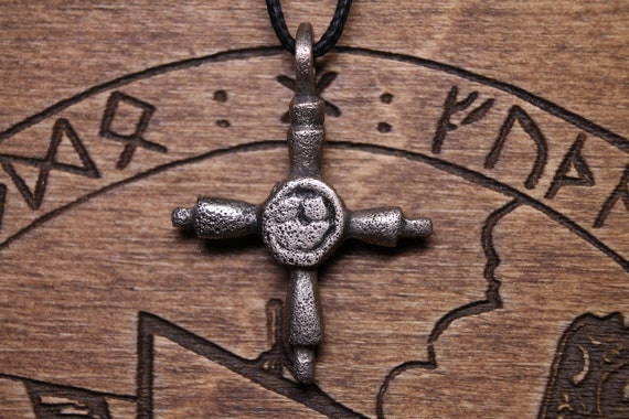 Medieval Viking Cross, Nordic Jewelry, Viking Pendant… - Gem