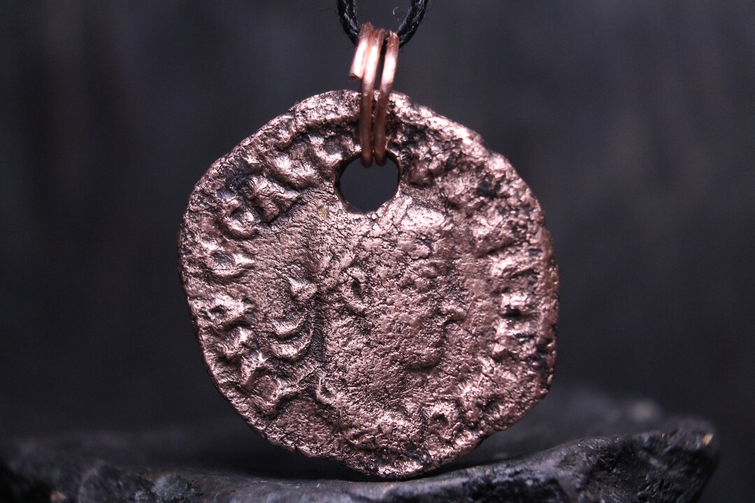Roman Coin Necklace, Ancient Artifacts, Viking Amulet, Rare Antique ...