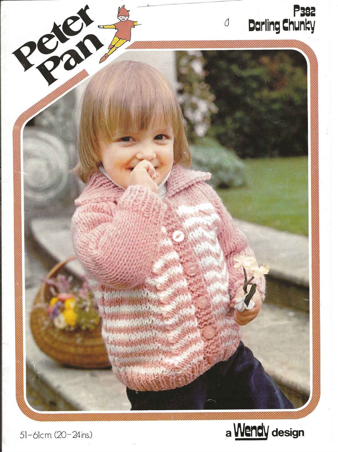 PDF Digital Download of Peter Pan Pattern No. P382. 20-24 Inches / 51 ...