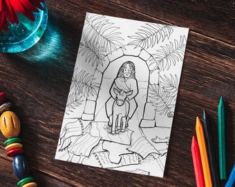 Jesus Christ Riding a Donkey Palm Sunday Easter Hosanna New Testament ...