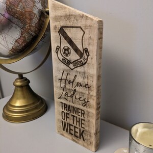 Handmade Rustic Wooden Trophy - Laser Engraved Sports Trophies - Etsy