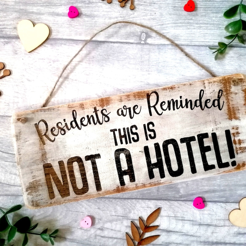 Hotel Sign - Etsy