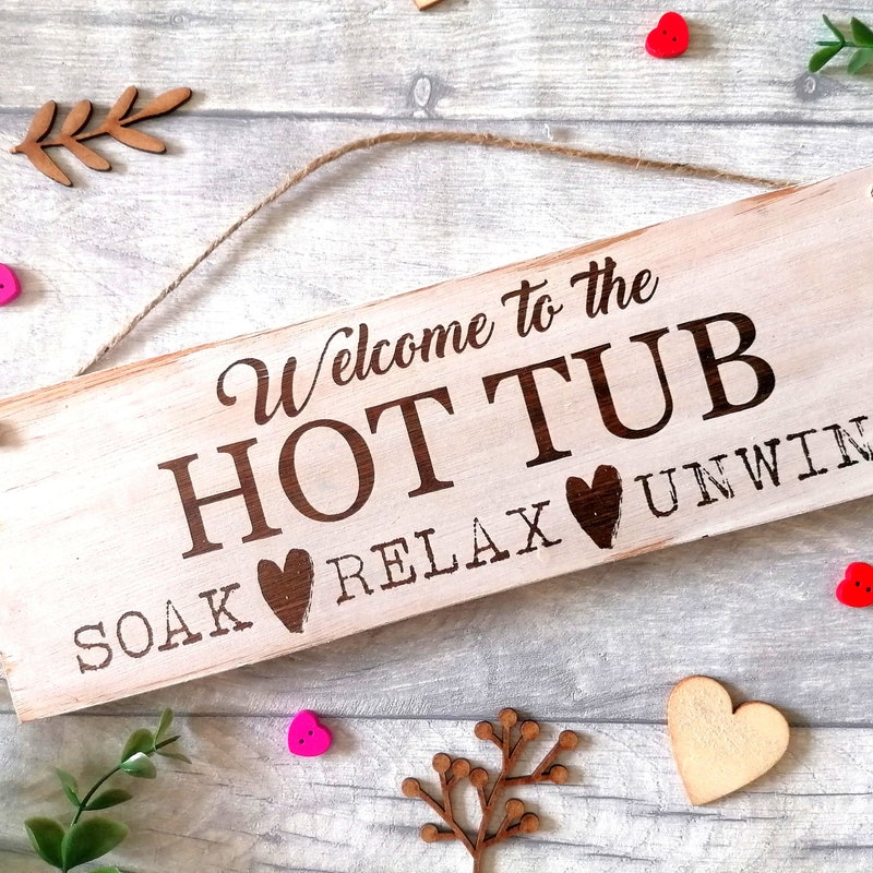 Hot Tub Signs - Etsy