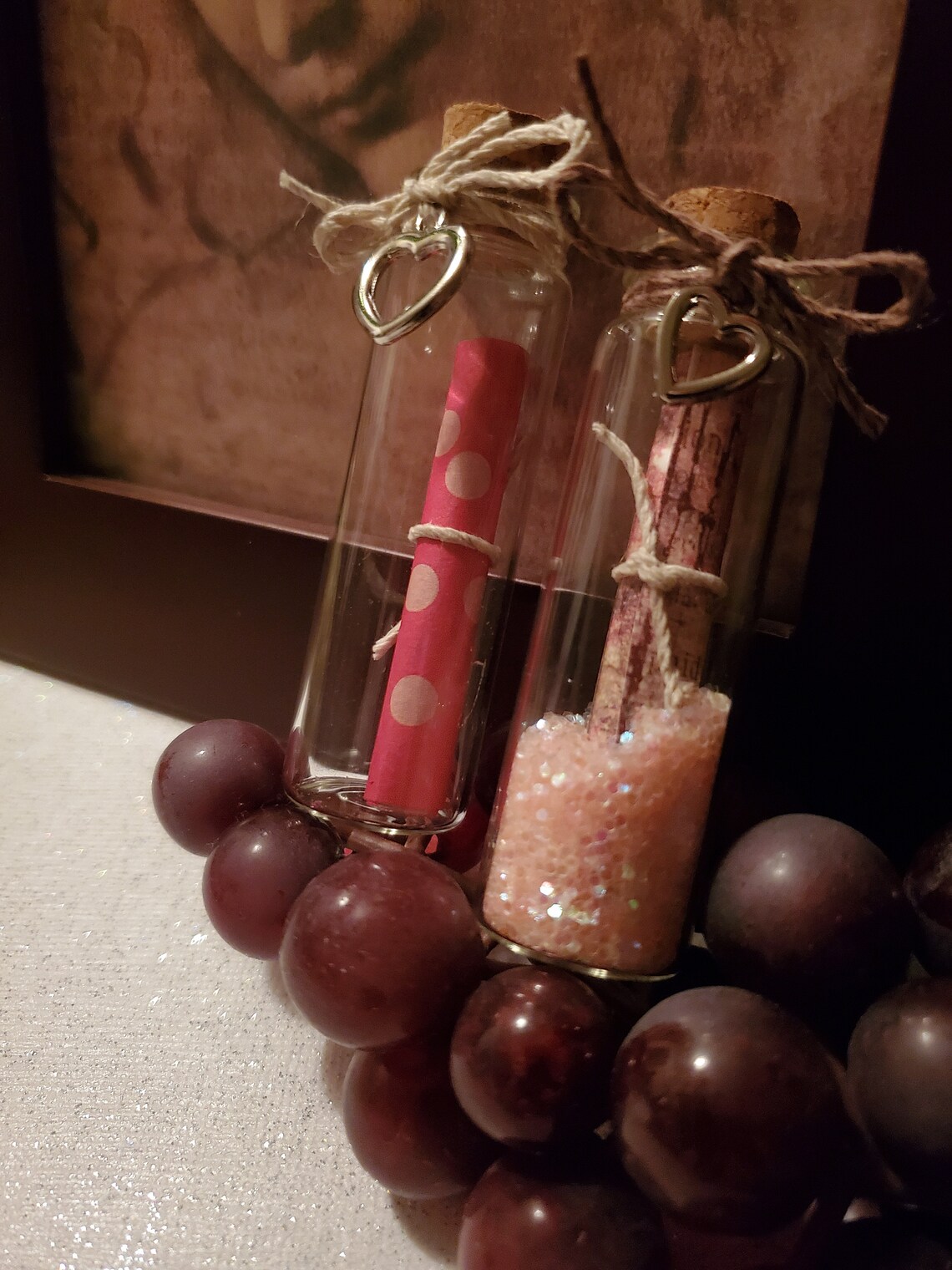 Personalized Mini Scroll Message in a Bottle for Greetings, Invitations ...