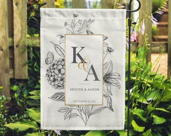Wedding Garden Flag | Etsy