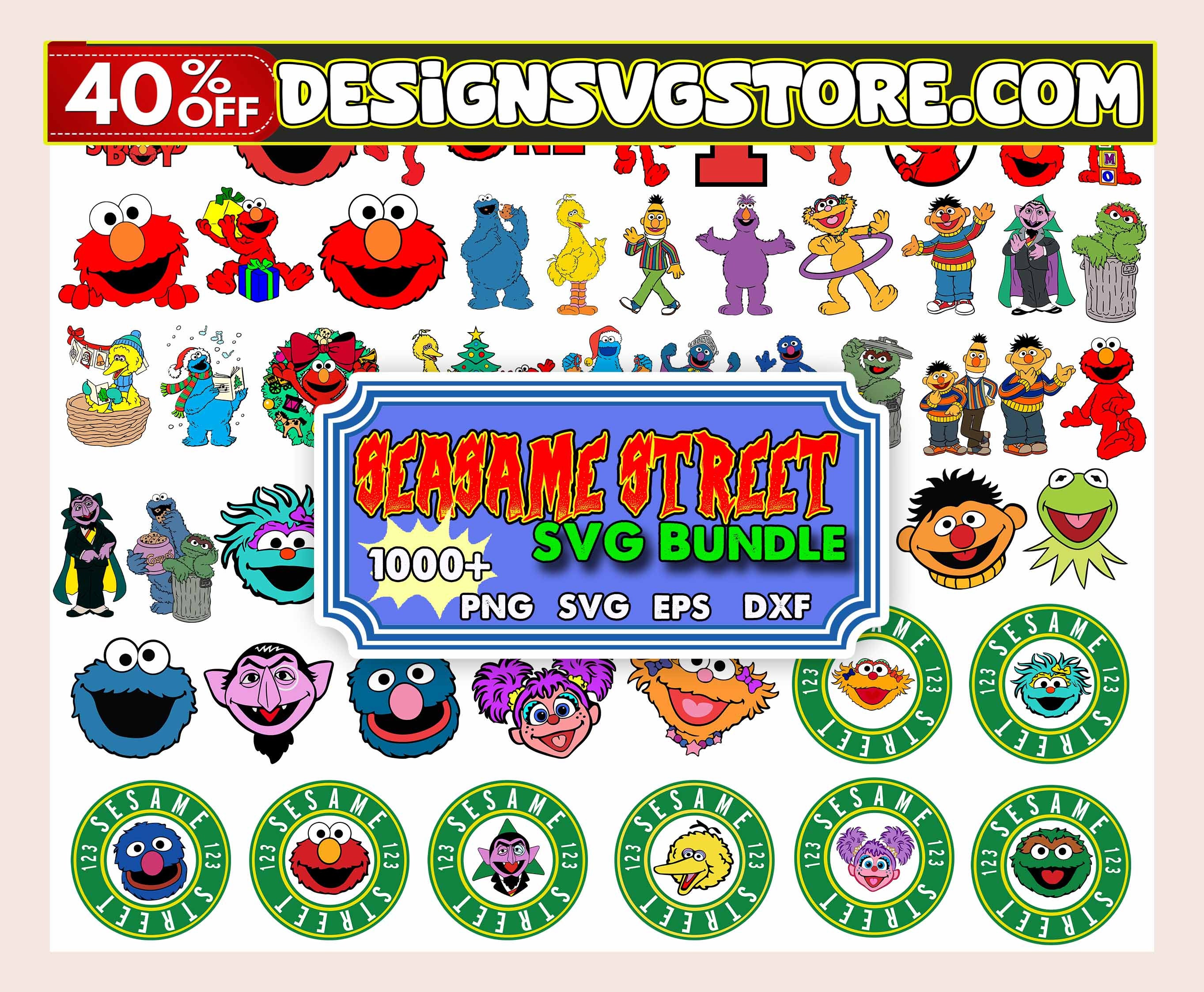 Monster SVG Bundle Sesame Monsters Svg Red Monster Svg - Etsy
