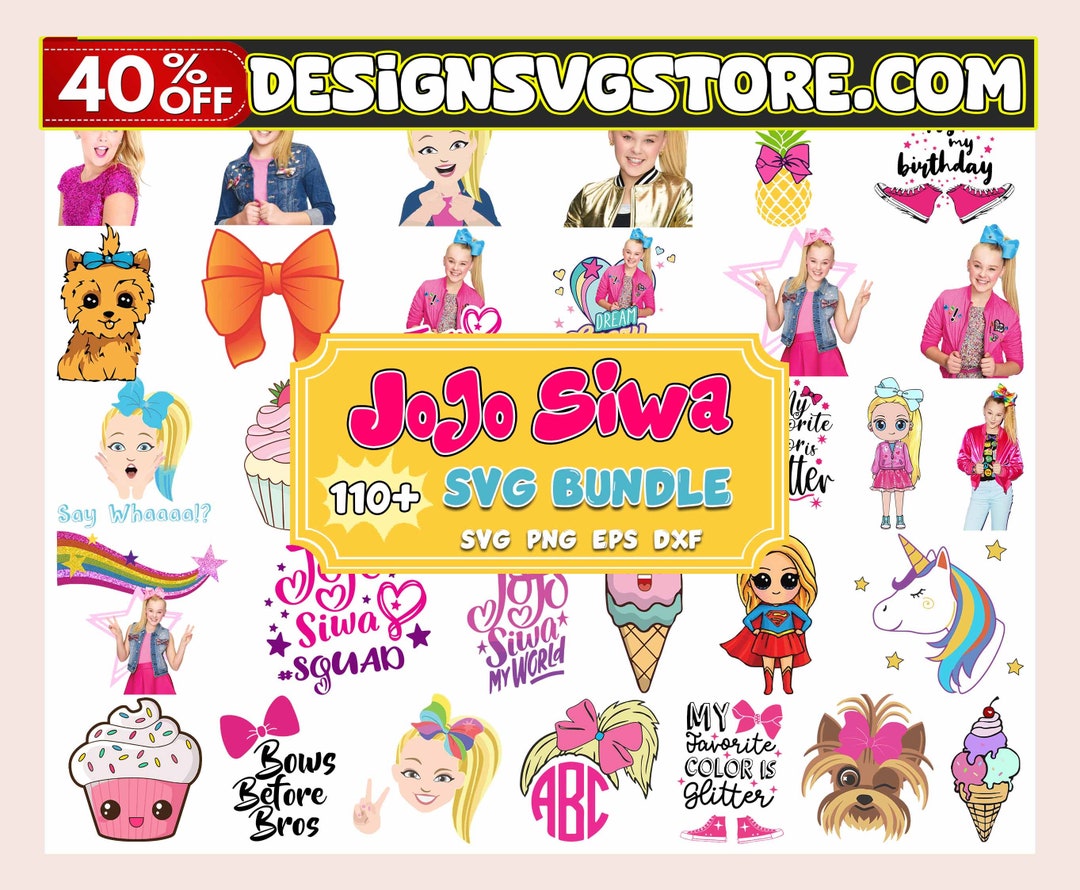 Jojo Siwa Jojo Siwa SVG Jojo Siwa Clipart Jojo Siwa Cut - Etsy