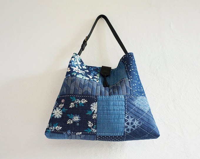 Denim Patchwork Hobo Bag. Quilt Pattern. [PDF File ] Designed by Anna ...