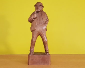 Carved Old Man Pipe | Etsy