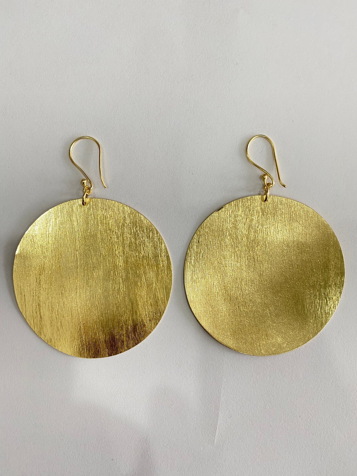 Big African Earrings Extra Large Brass Earrings Ethnic - Etsy