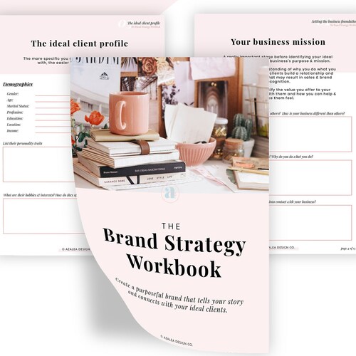The Brand Strategy Workbook for Small Businesses & Personal - Etsy