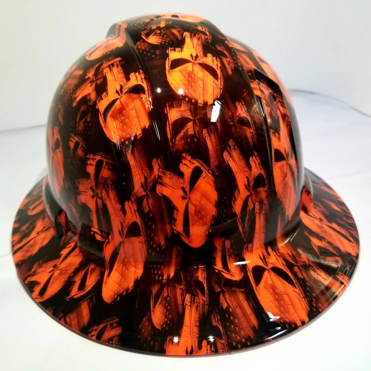 Full Brim Hydro Dipped Custom Hard Hat Dipped in Outrageous | Etsy