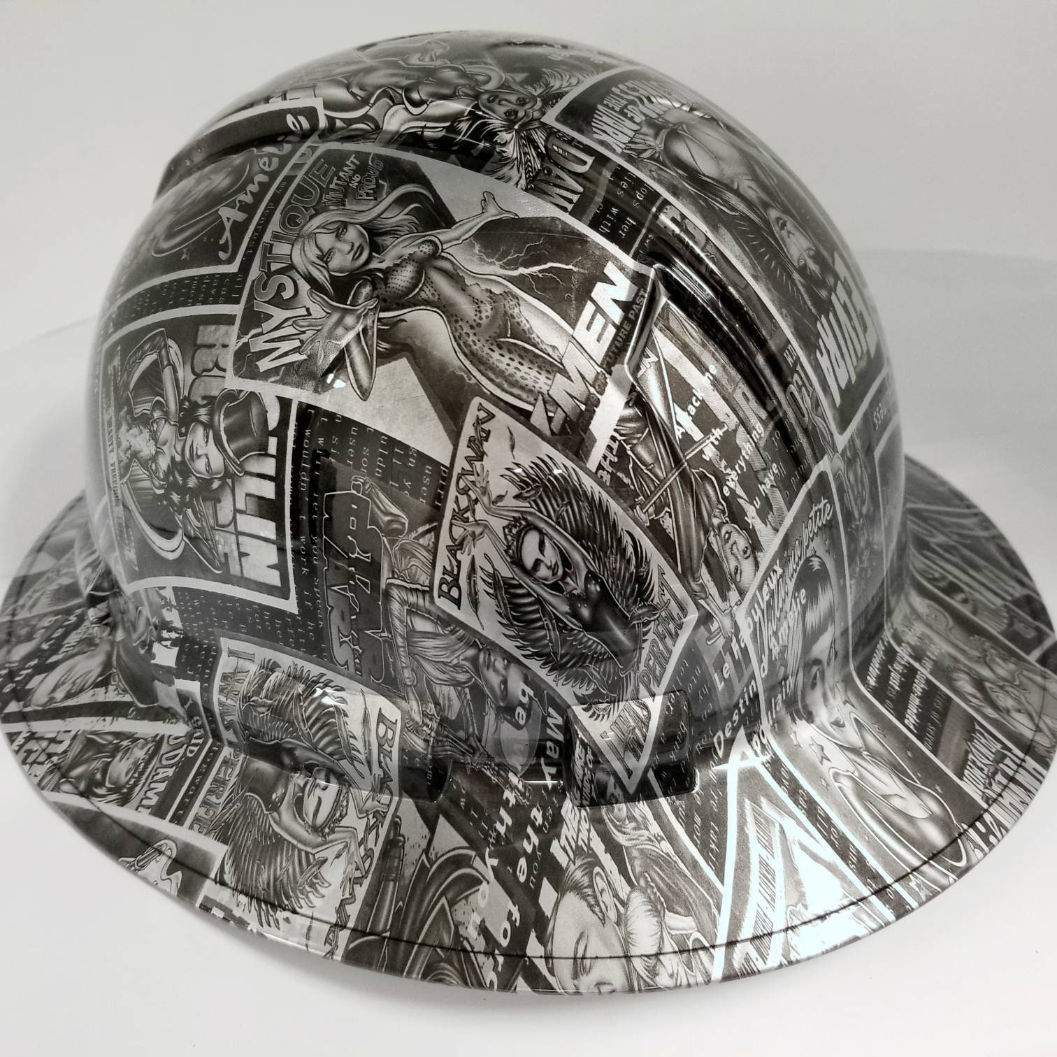 Full Brim Hydro Dipped Custom Hard Hat Dipped in Bad Girls of - Etsy