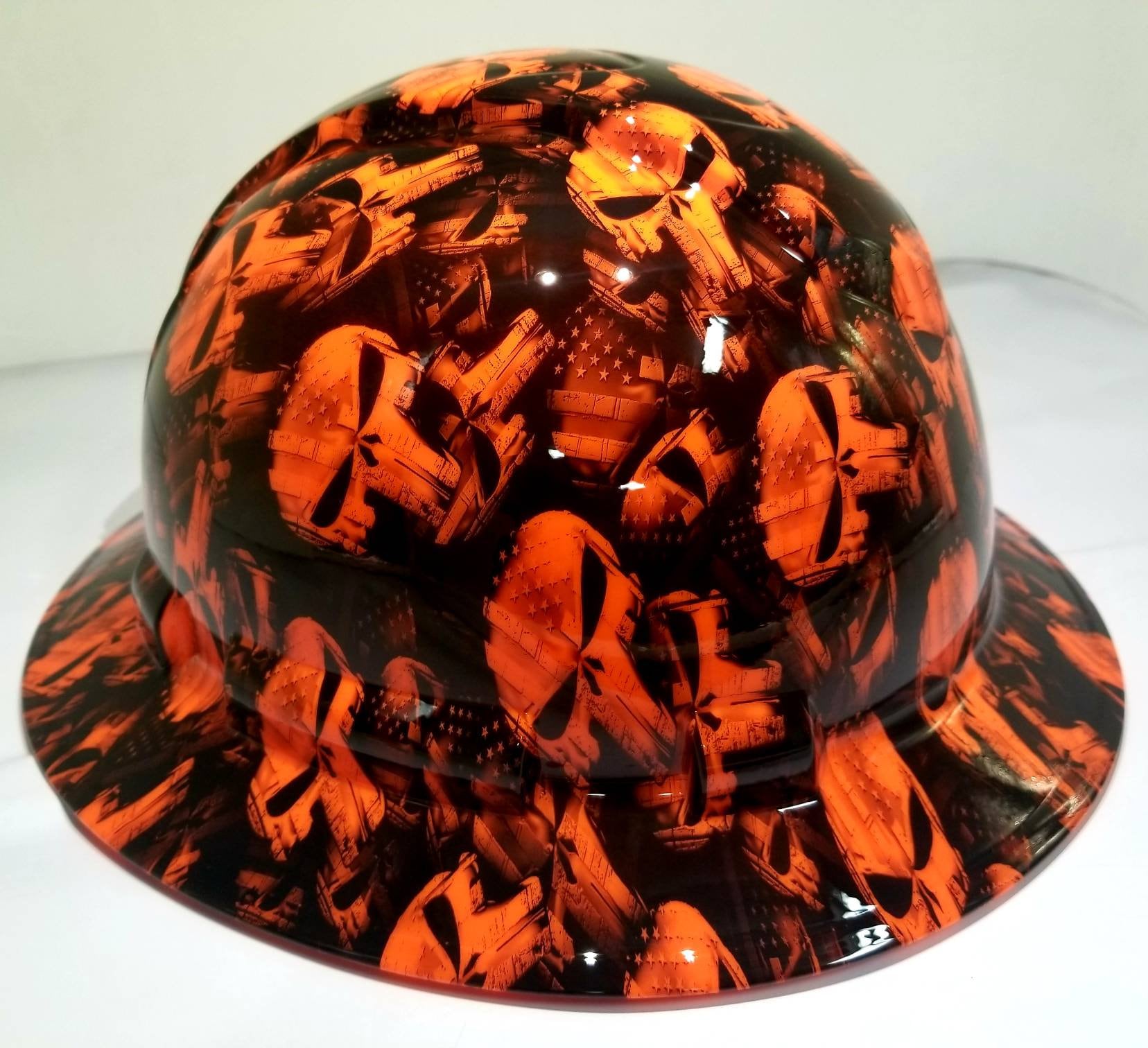 Full Brim Hydro Dipped Custom Hard Hat Dipped in Outrageous | Etsy