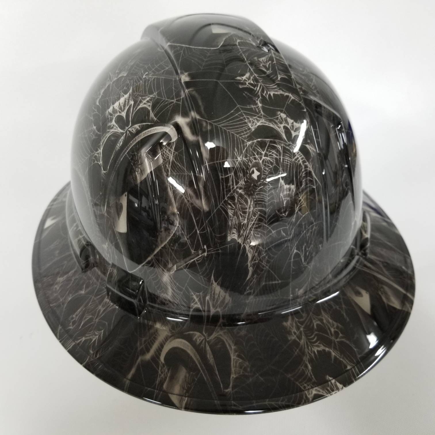 Full Brim Hydro Dipped Custom Hard Hat in Top Hat Spider - Etsy