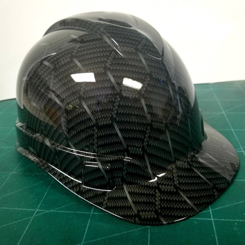 Custom Carbon Hard Hat - Etsy