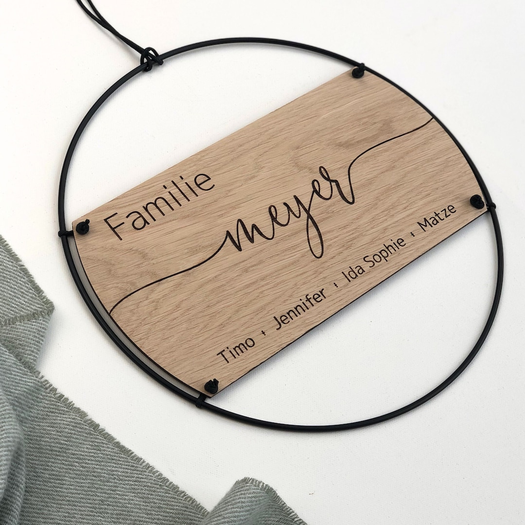 Schlusselbrett Personalisiert Familie