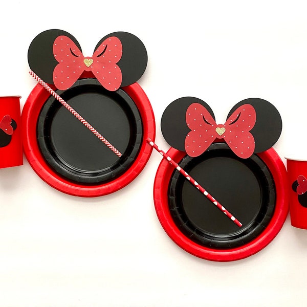 Minnie Mouse Birthday Supplies - Etsy