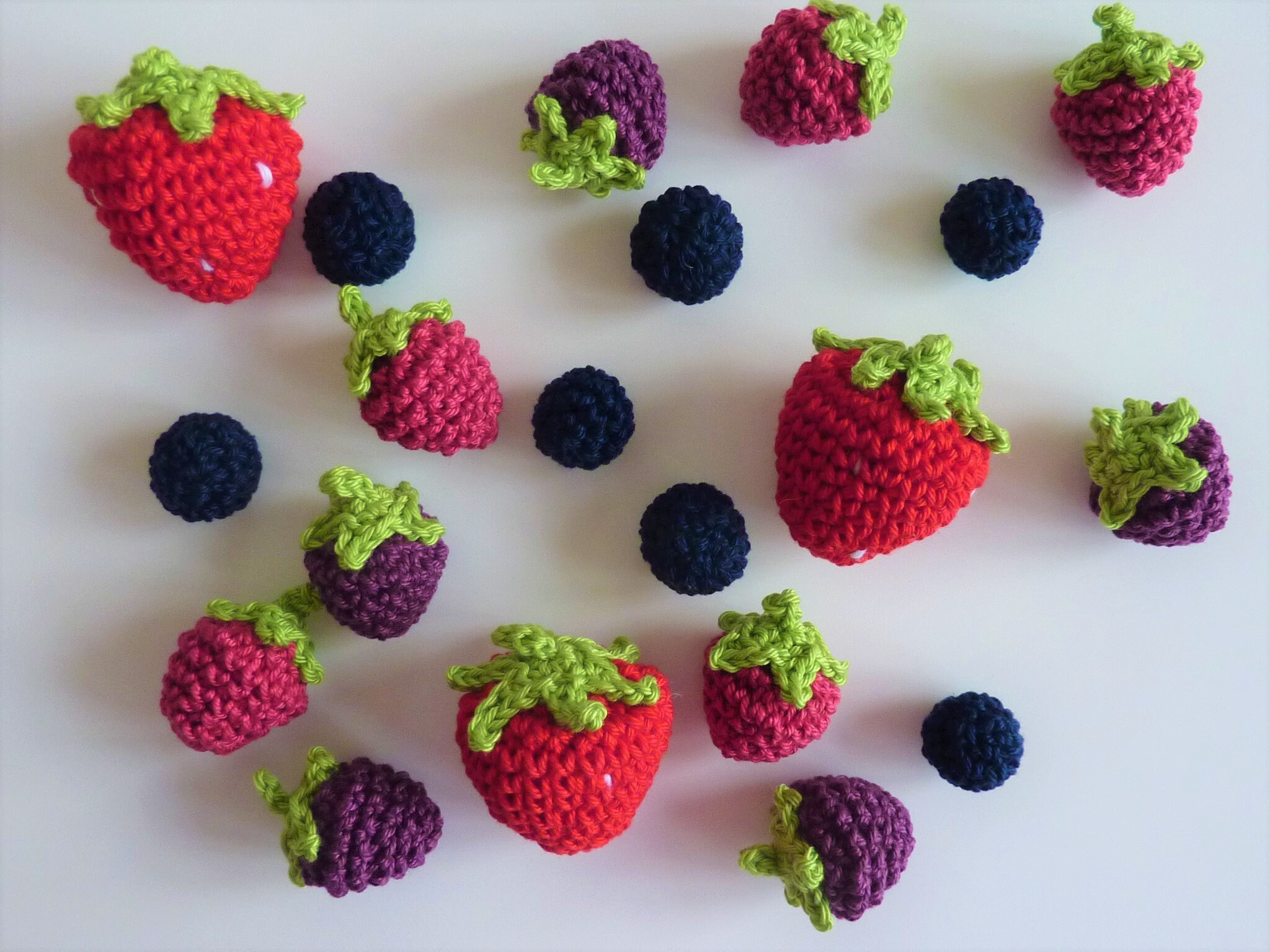 Crocheted Berries - Etsy UK