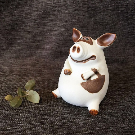 Art & Collectibles Figurines & Knick Knacks Mini Ceramic Pigs etna.com.pe