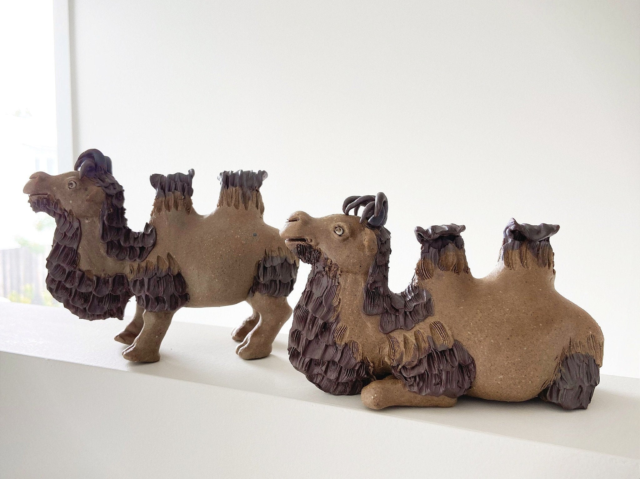 Handmade Porcelain Camel Figurine: Animal Decor - Etsy