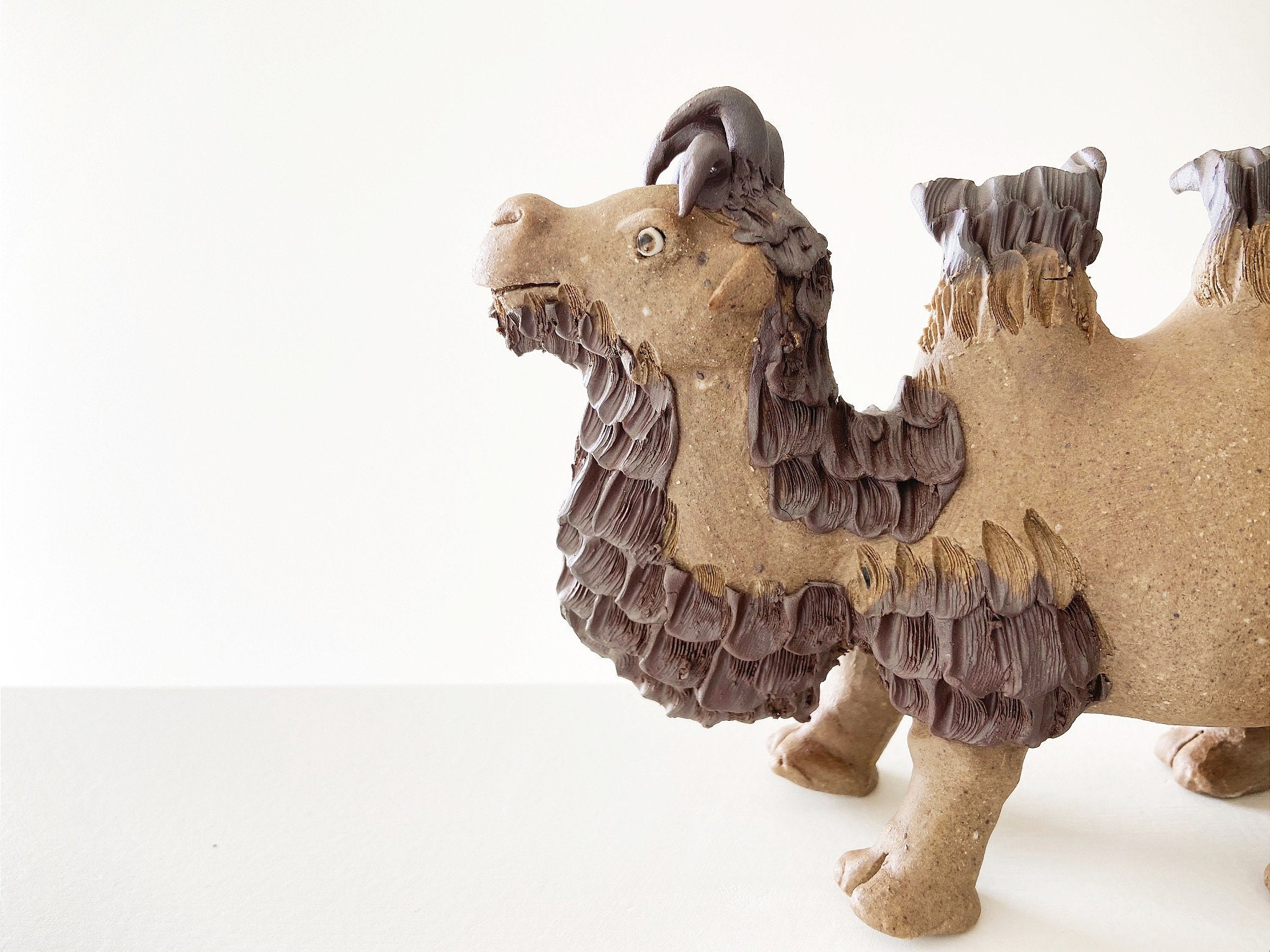 Handmade Porcelain Camel Figurine: Animal Decor - Etsy