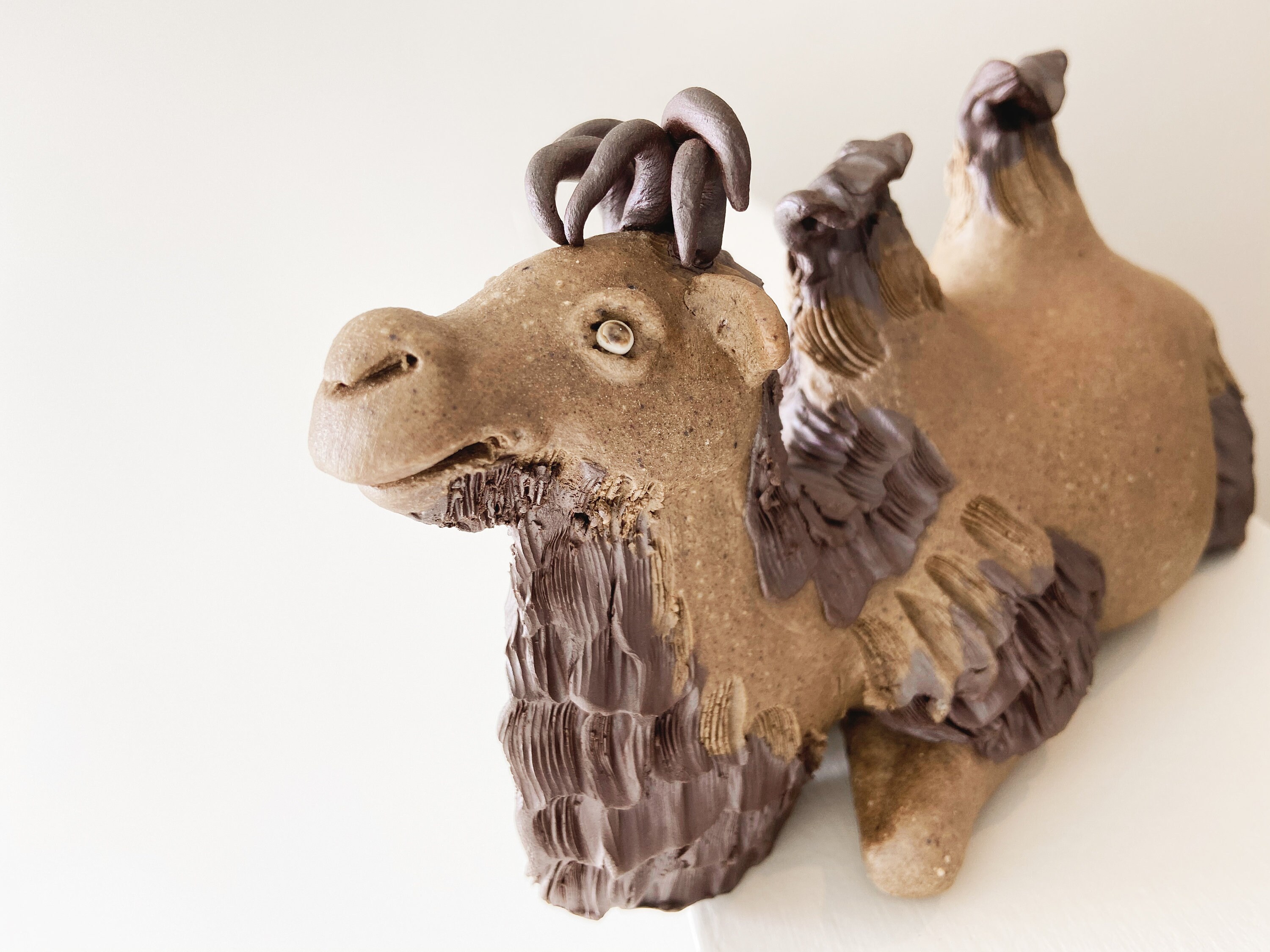 Handmade Porcelain Camel Figurine: Animal Decor - Etsy