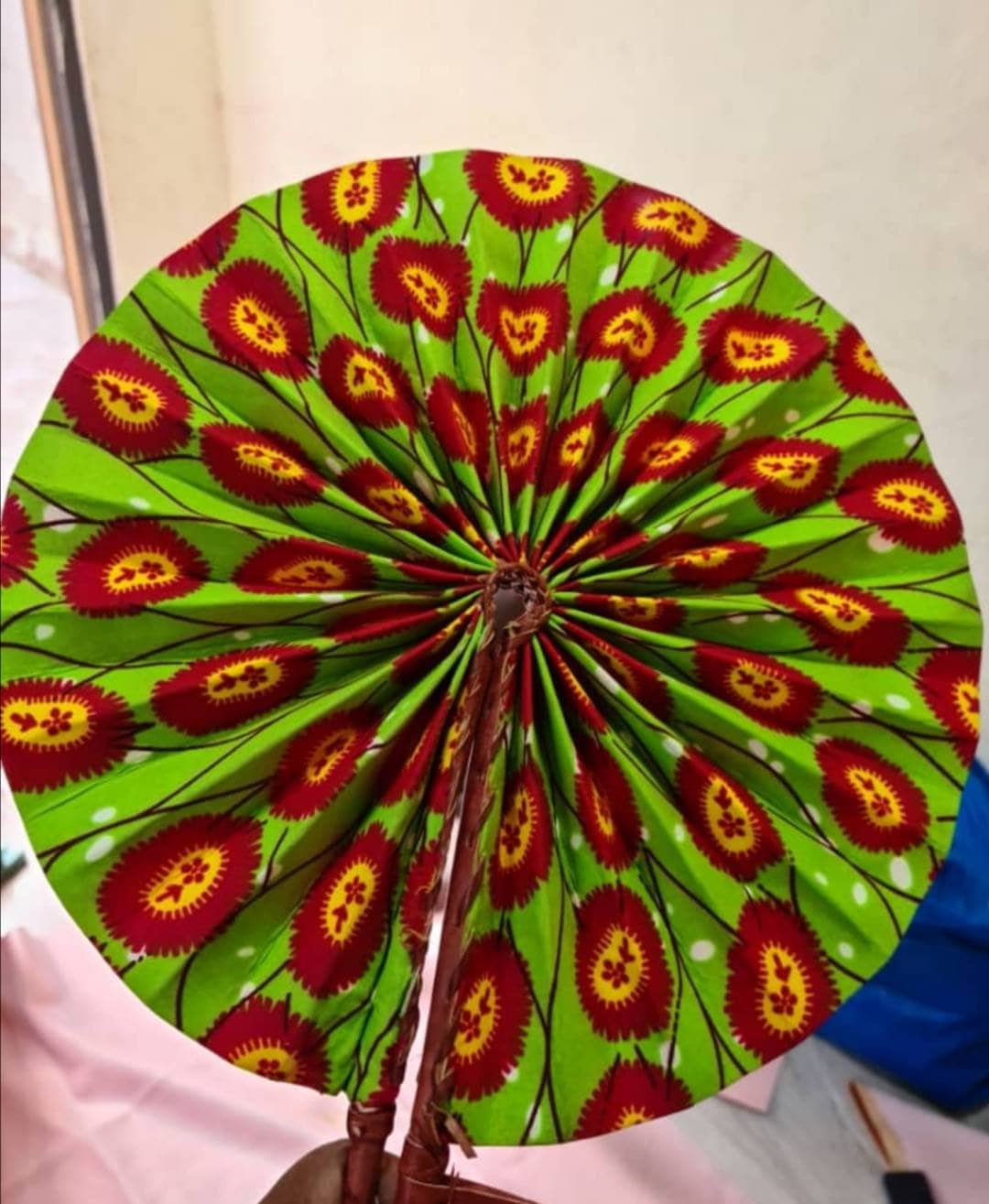 African Print Ghana Fans Traditional Wedding Fans African - Etsy