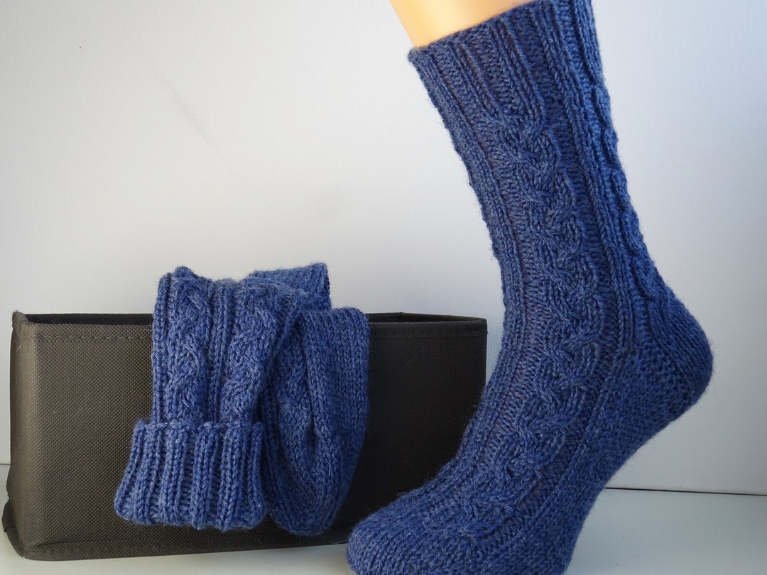Knitting Pattern for Socks "triple Braid" With Photo Heel Tutorial, for ...