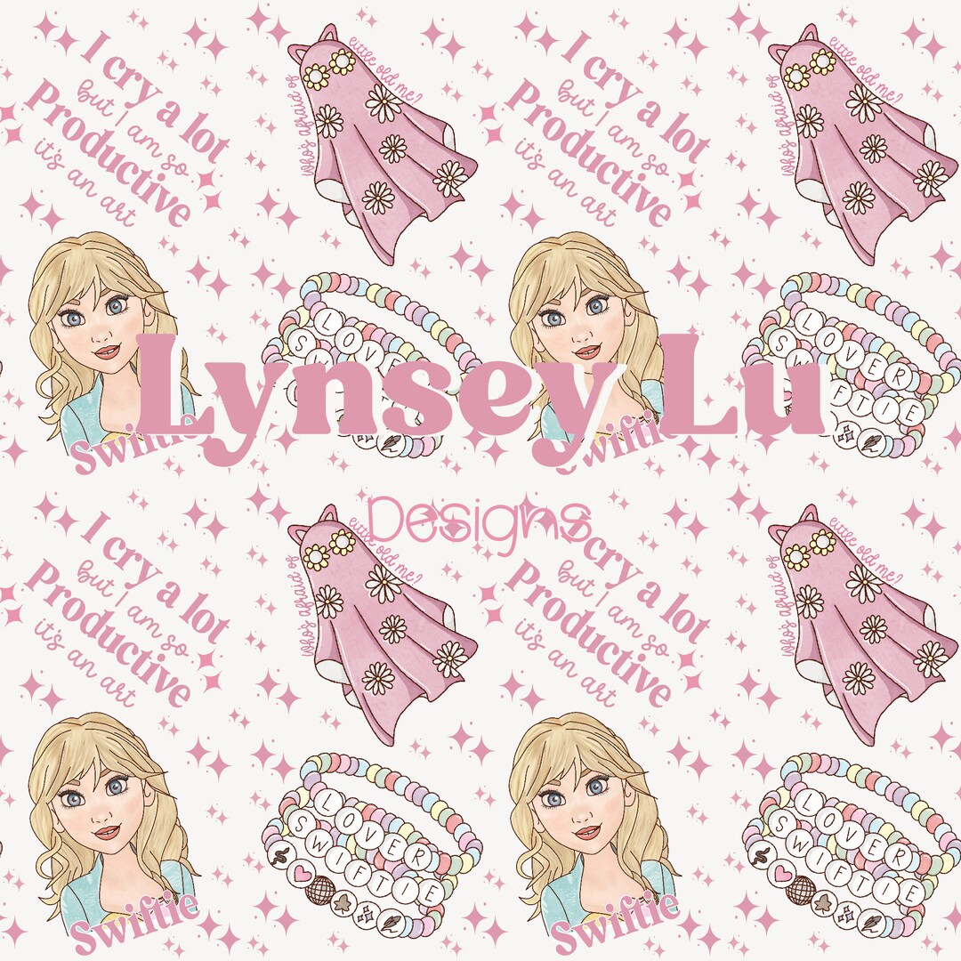 Eras Swift Seamless Pattern PNG / File for Creators / Sublimation ...