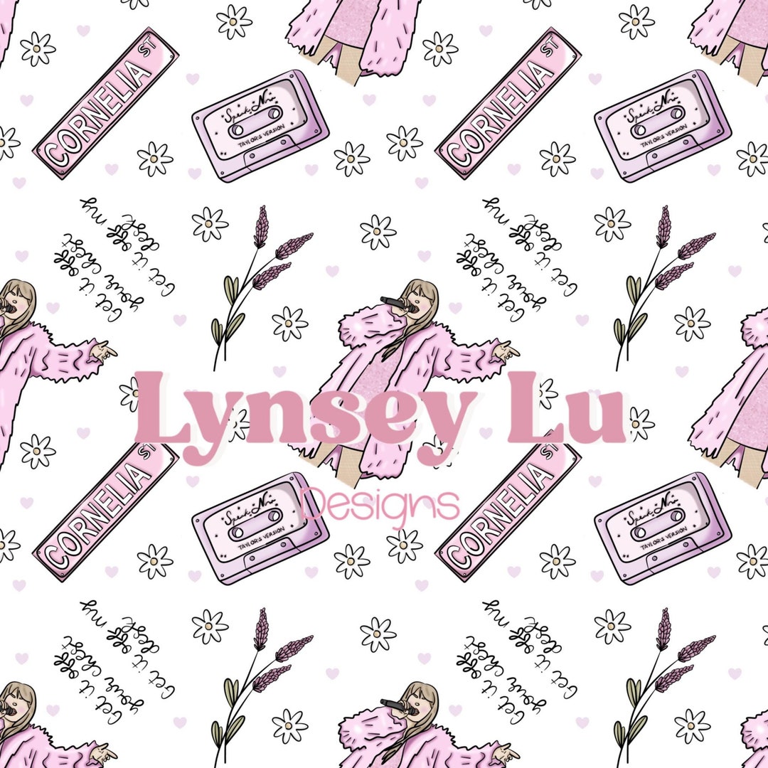 Eras Swift Seamless Pattern PNG / File for Creators / Sublimation ...