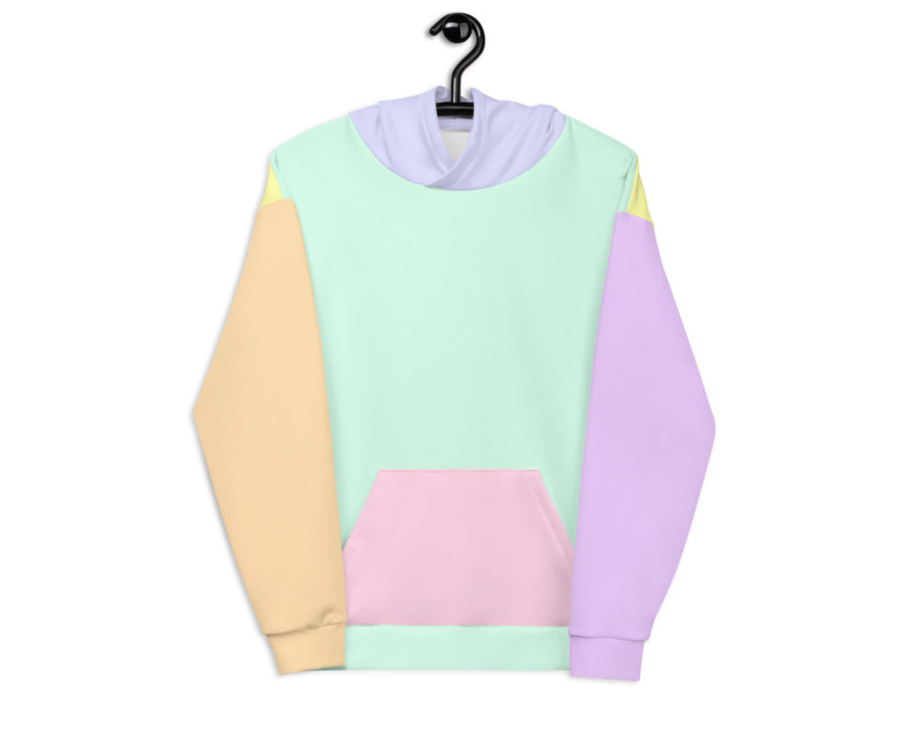Colorblock / Colorblocking Pastel Colors Unisex Hoodie - Etsy