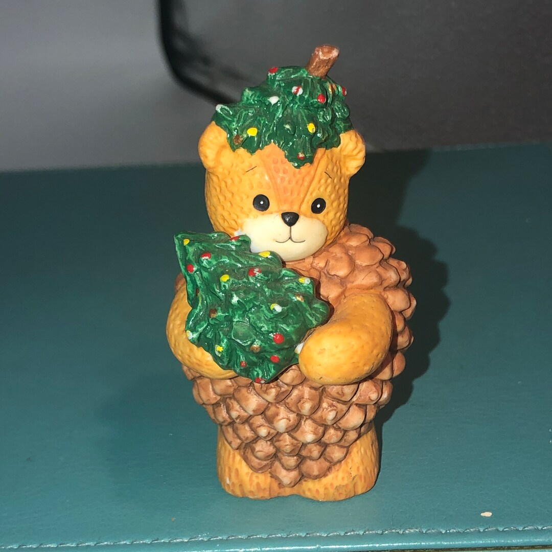 Vintage Enesco Ceramic Figurine Dress Like a Pinecone - Etsy