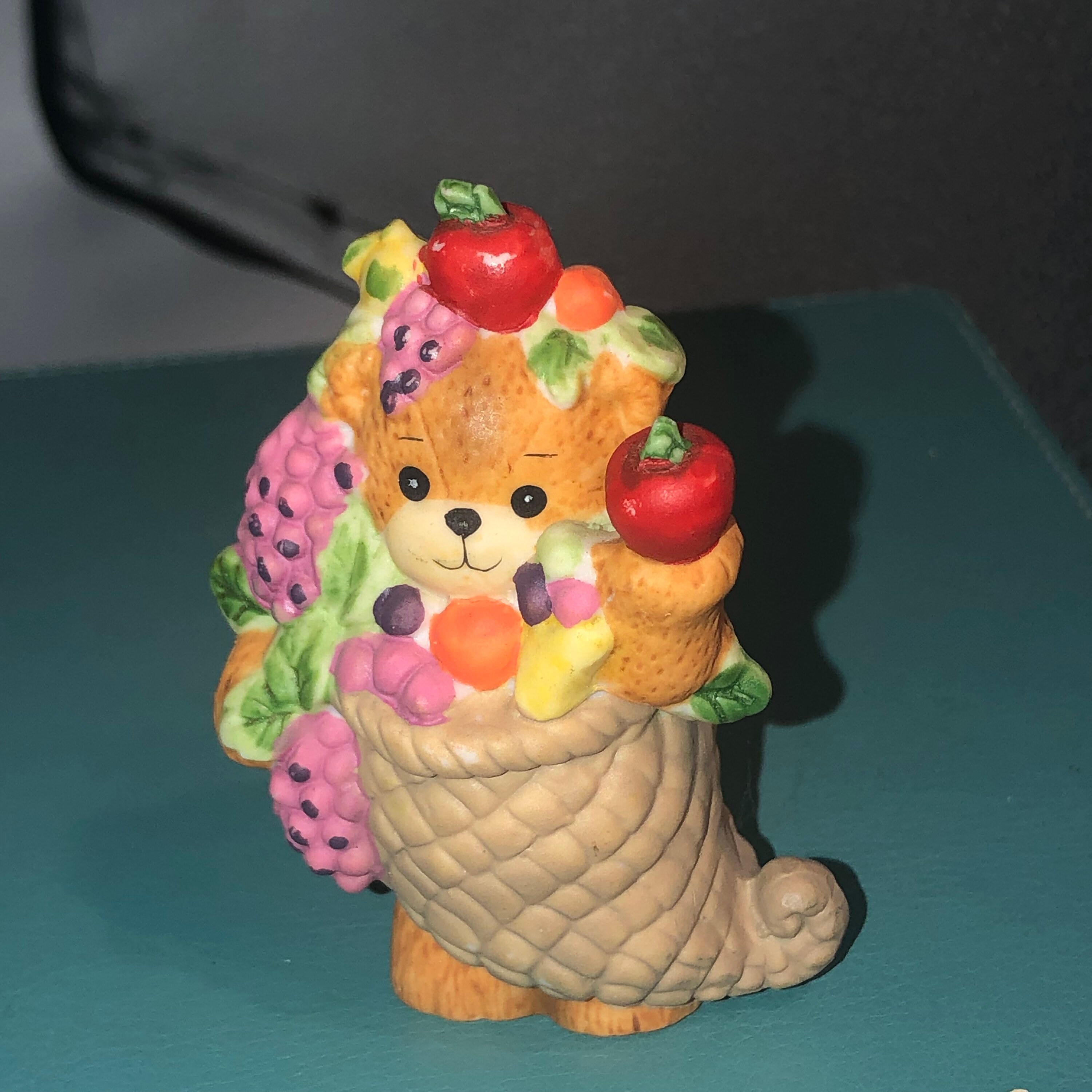 Vintage Enesco Ceramic Figurine Cornucopia - Etsy