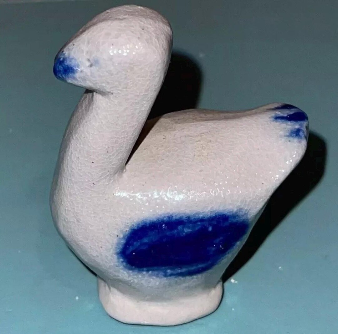 Eldreth Salt Glazed Pottery Noahs Ark Animal Single Figurine Duck Bird ...