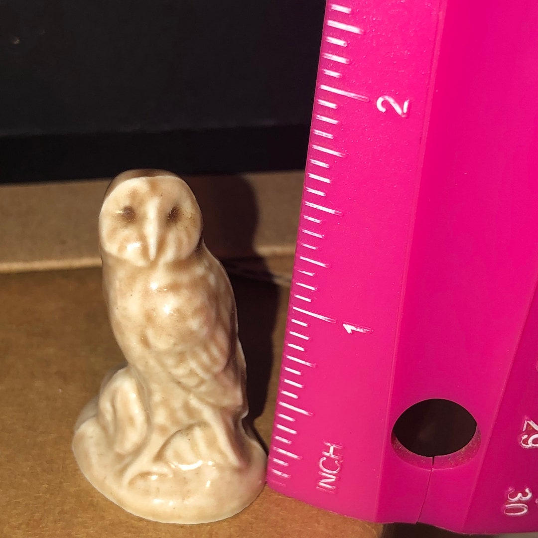 Tea Rose Wade Vintage Figurine Brown Owl - Etsy