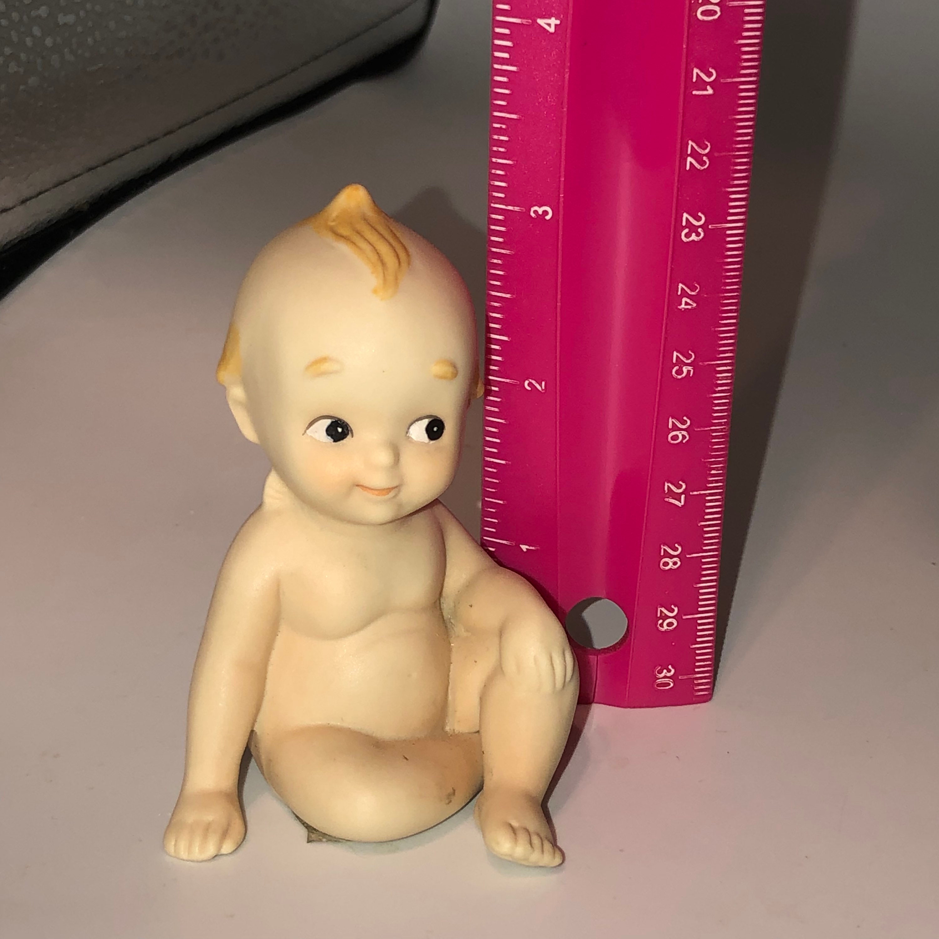 Vintage Lefton Kewpie Figurine Sitting Ceramic - Etsy