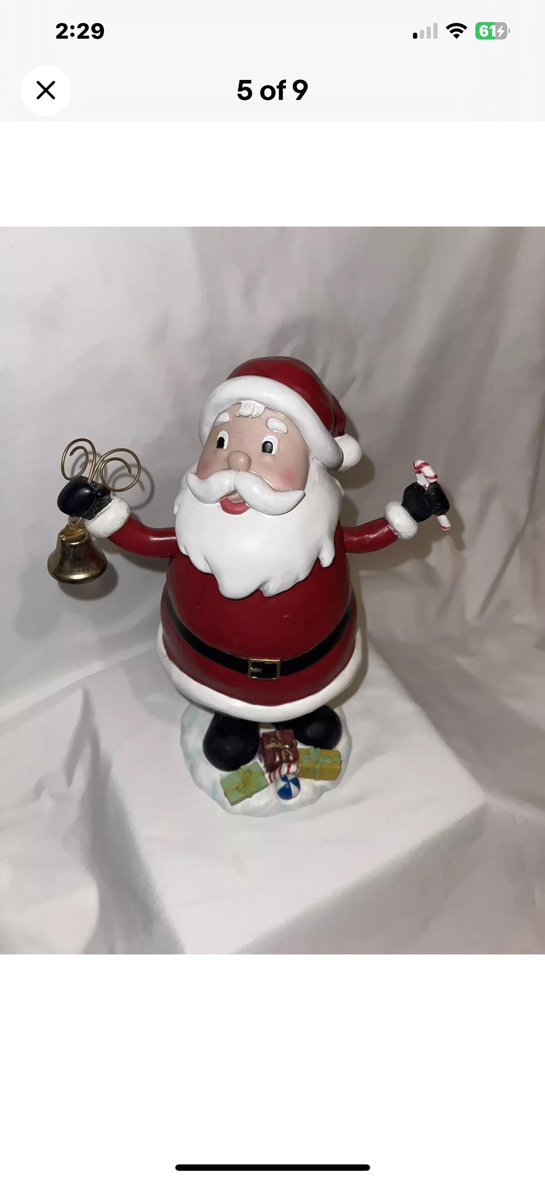 Musical Animated Santa Claus Figurine Christmas - Etsy