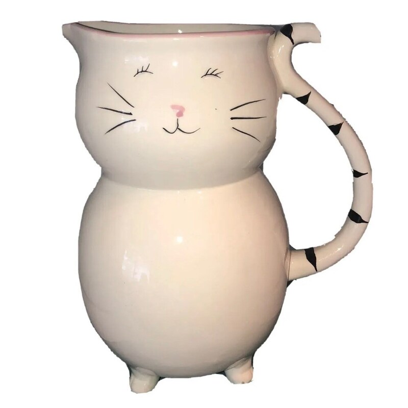 Cat Pitcher - Etsy